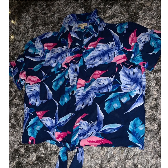 Macy's | Tops | Button Up Vaca Print Shirt | Poshmark